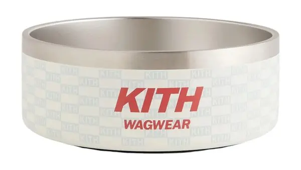 Kith X Wagwear Metal Dog Bowl - Sandrift
