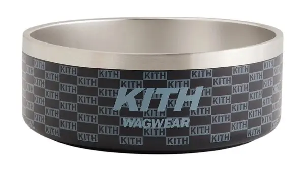 Kith X Wagwear Metal Dog Bowl - Black