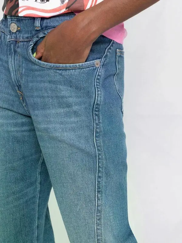 DIESEL® High-rise Cropped Straight-leg Trousers