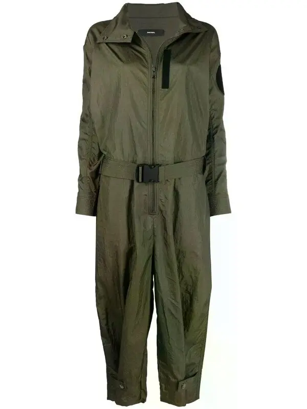 DIESEL® Long-sleeved Zip-up Jumpsuit