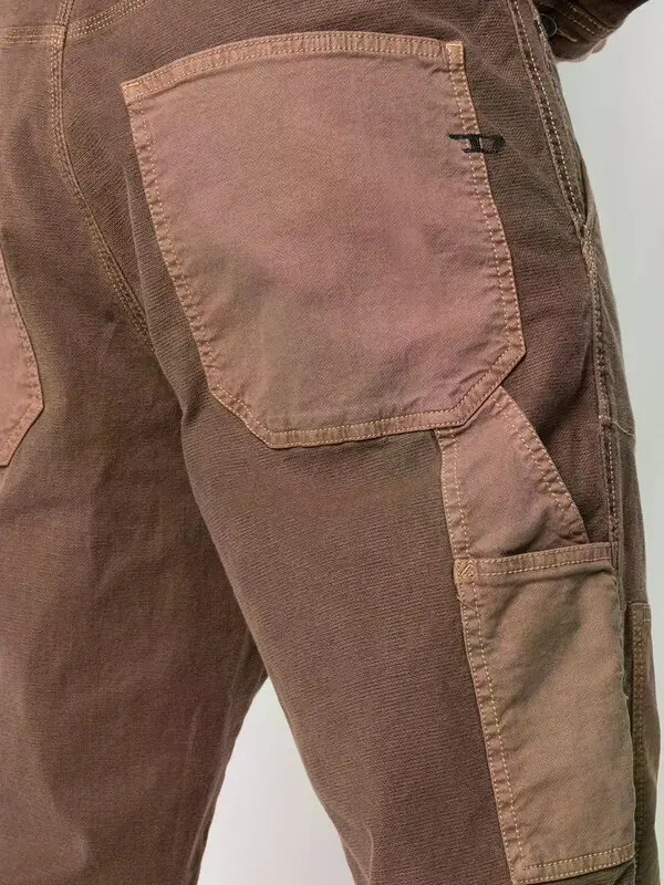 DIESEL® D-franky Patchwork Straight-leg Jeans
