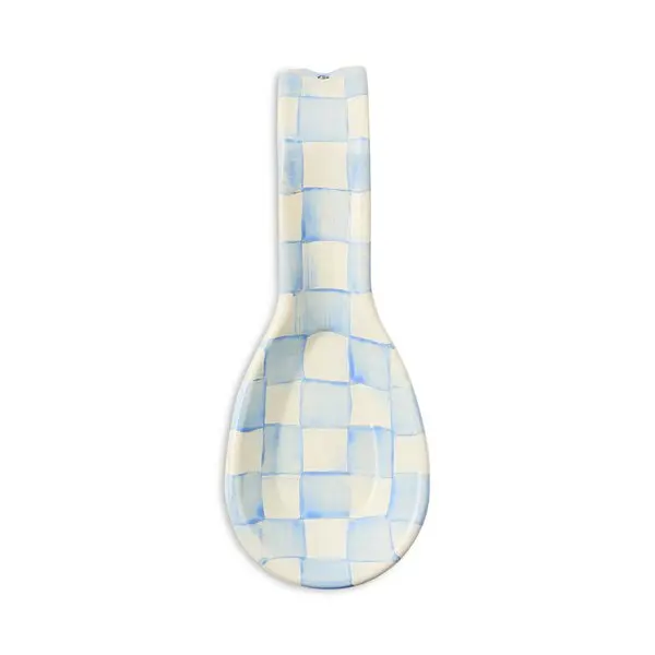 MACKENZIE-CHILDS Check Spoon Rest - Sky