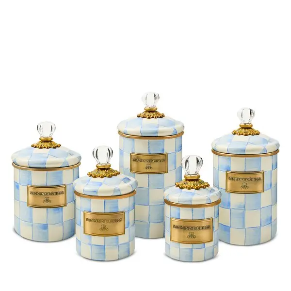 MACKENZIE-CHILDS Check Small Canister