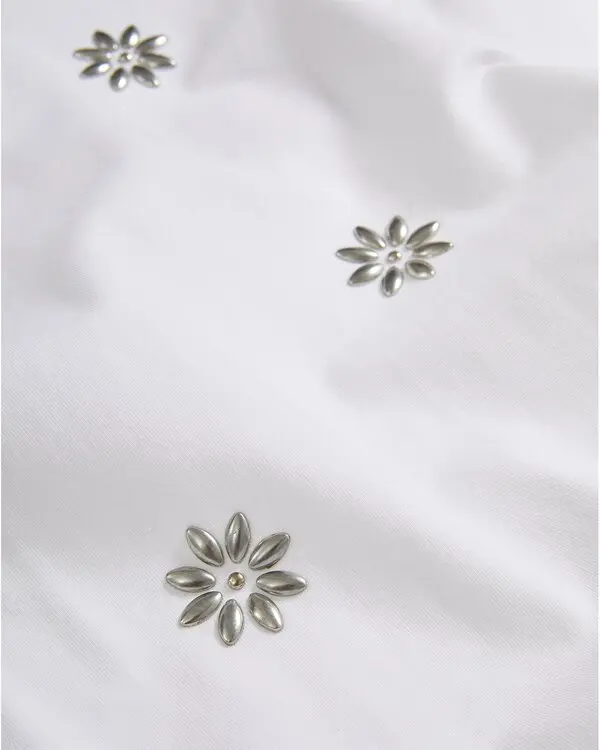 Veronica Beard Embellished Cotton T-shirt