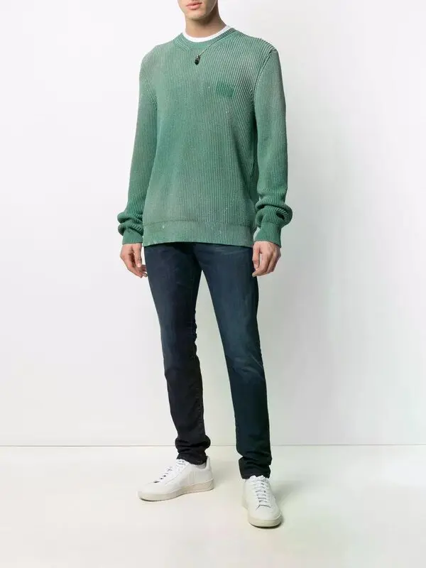 DIESEL® D-strukt Mid-rise Straight-leg Jeans - Blue