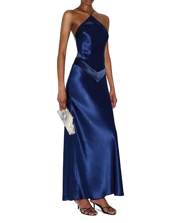 REFORMATION Jillian Silk Maxi Dress - Danube