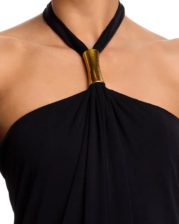 Ramy Brook Meredith Halter Neck Gown