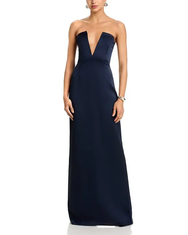 Ramy Brook Raquel V Neck Gown