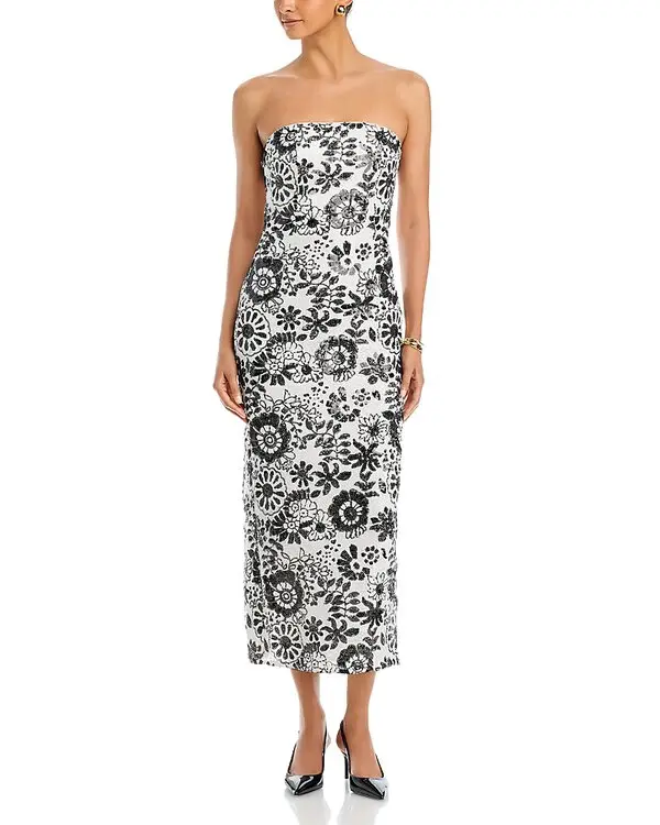 Ramy Brook Bonnie Strapless Sequin Dress