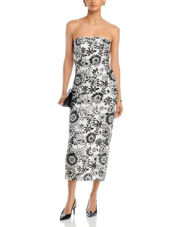Ramy Brook Bonnie Strapless Sequin Dress