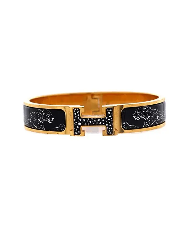 Hermès Extra Narrow Clic H Bracelet Printed - Enamel