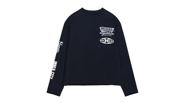 HONOR THE GIFT Crewneck Sweatshirt With Mixed Logo Graphic
