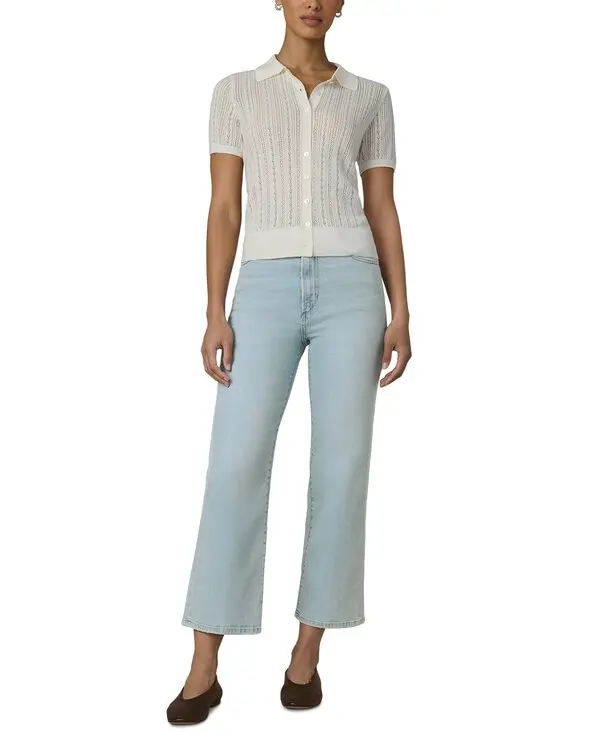 Joe's Jeans The Blake Cropped Wide Leg Jeans