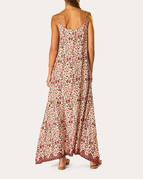 Natalie Martin Heather Floral Maxi Slip Dress