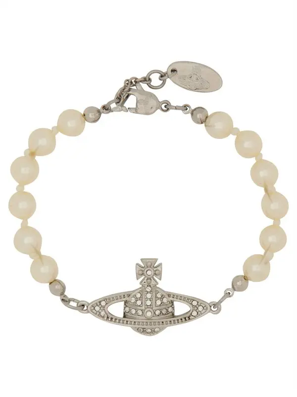 VIVIENNE WESTWOOD Mini Bas Relief Bracelet - Silver