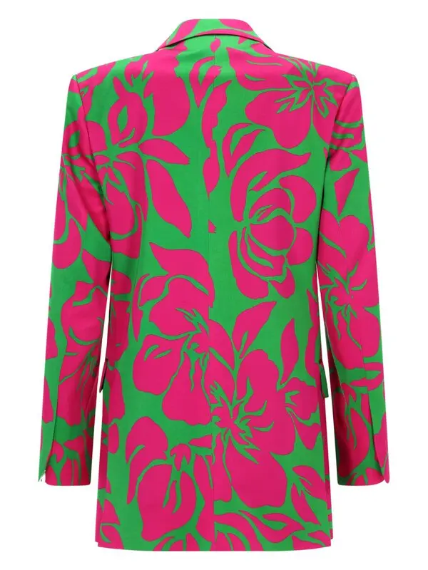 Dries Van Noten Basti" Single-breasted Floral Blazer - Multicolour