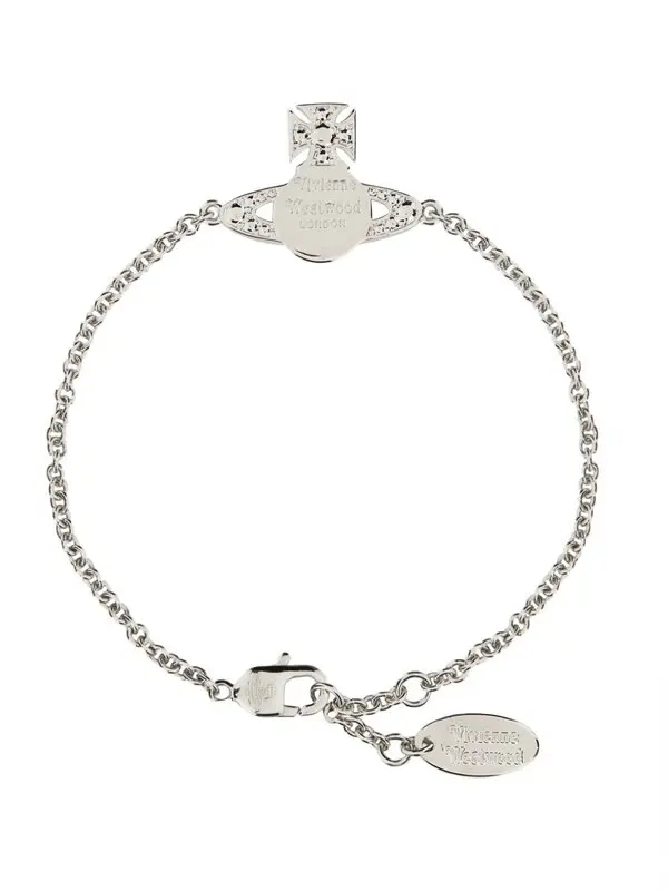 VIVIENNE WESTWOOD Carmela Bas Relief Bracelet - Silver