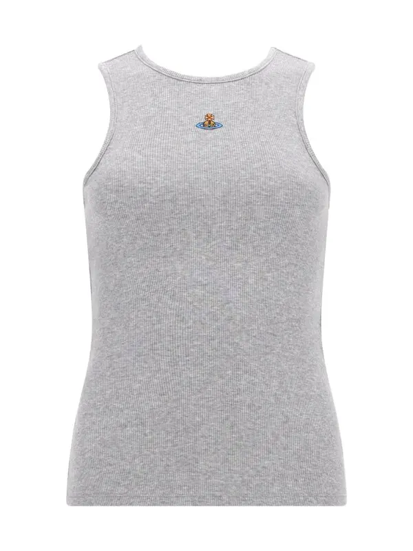 VIVIENNE WESTWOOD Logo Tank Top - Grey