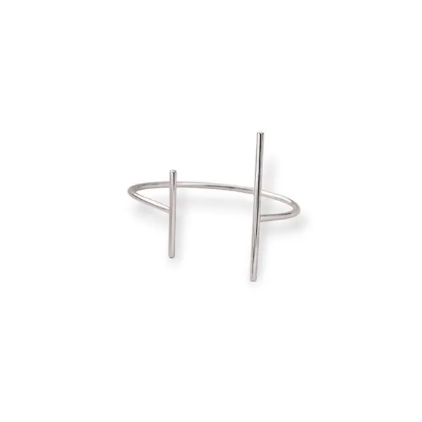 ORIAKU STUDIO Tili Bracelet Handcrafted Minimalist Cuff - Silver