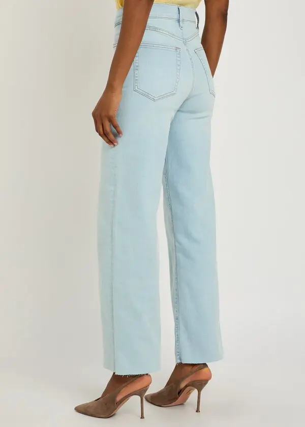 FRAME Le Slim Palazzo Straight-leg Jeans - Light Blue