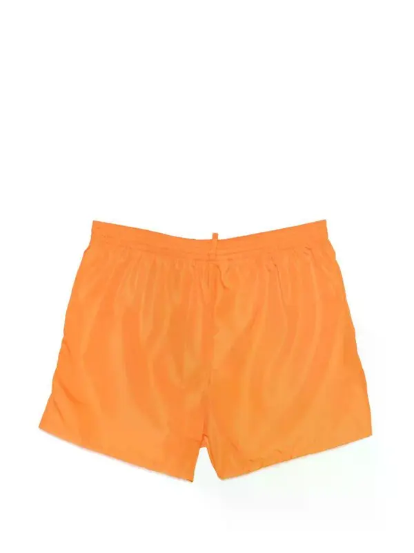 Dsquared2 Logo Drawstring Swim Shorts - Orange