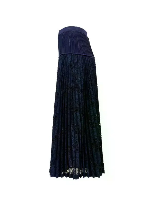 Simkhai Verona Lace-pleated Skirt