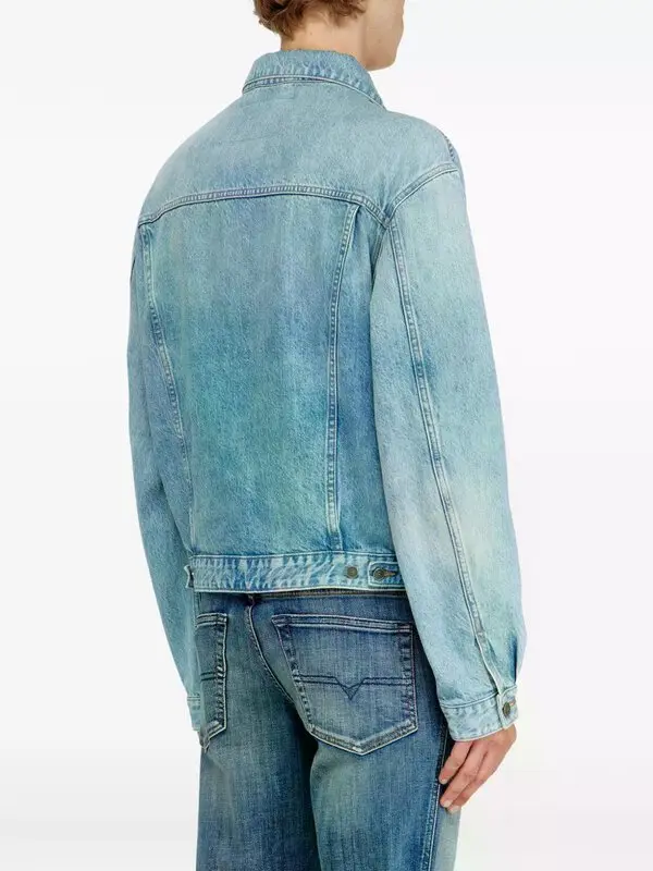DIESEL® D-ranger Buttoned Denim Jacket - Blue