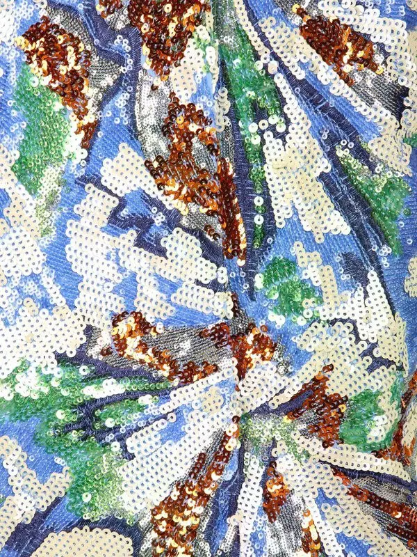 Rabanne Sequin Embellished Shirt - Blue