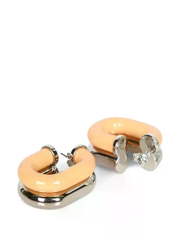 Rabanne Two-tone Hoop Earrings
