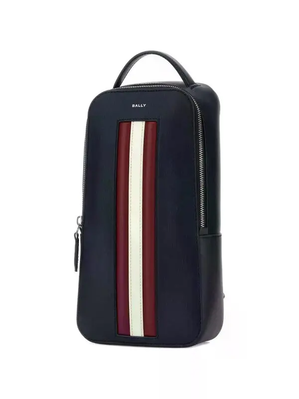 Bally Mythos Stripe-detail Shoulder Bag - Blue