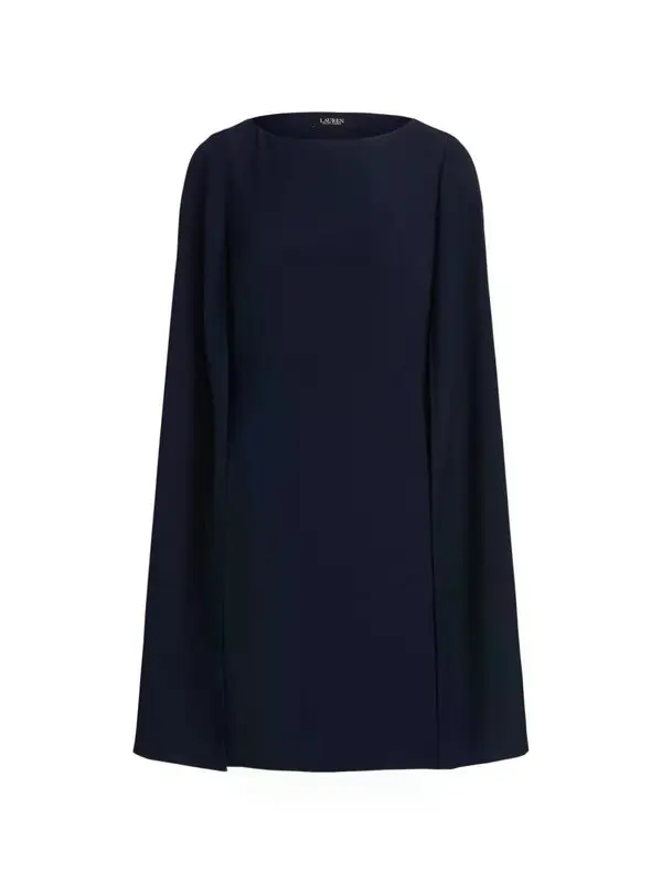 Ralph Lauren Cape Overlay Georgette Mini Dress