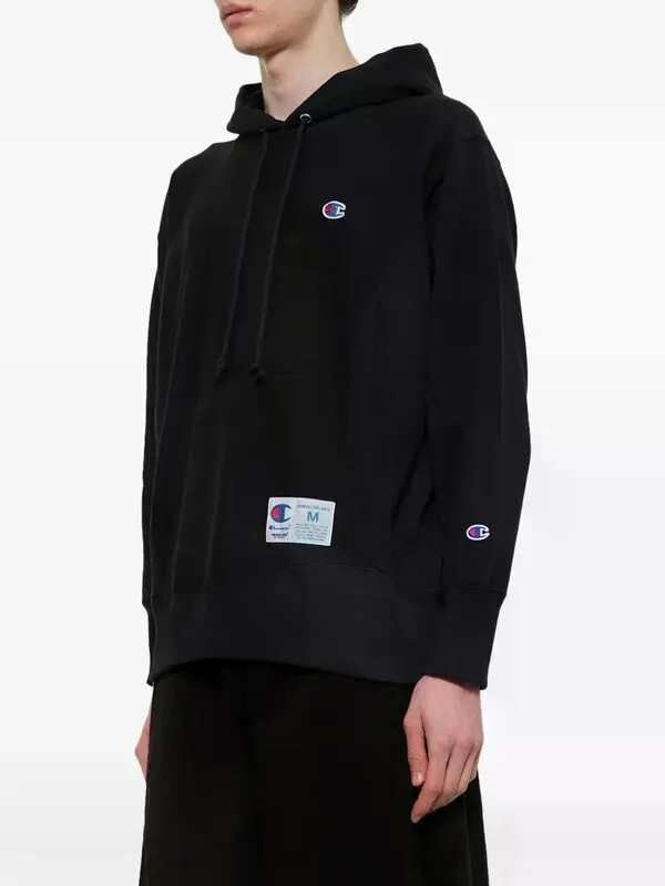 Undercover X Uc Logo-patch Drawstring Hoodie