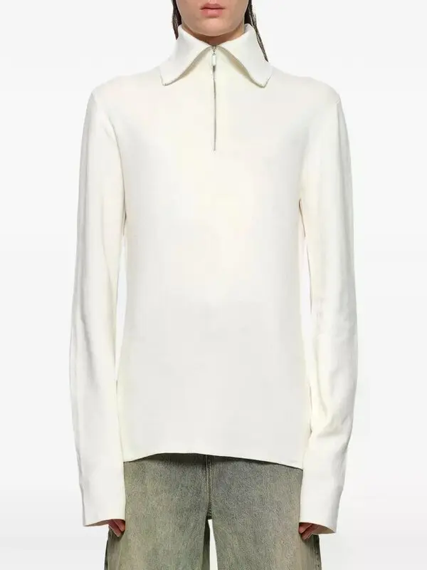 ENTIRE STUDIOS Zip-up Turtle-neck Sweater