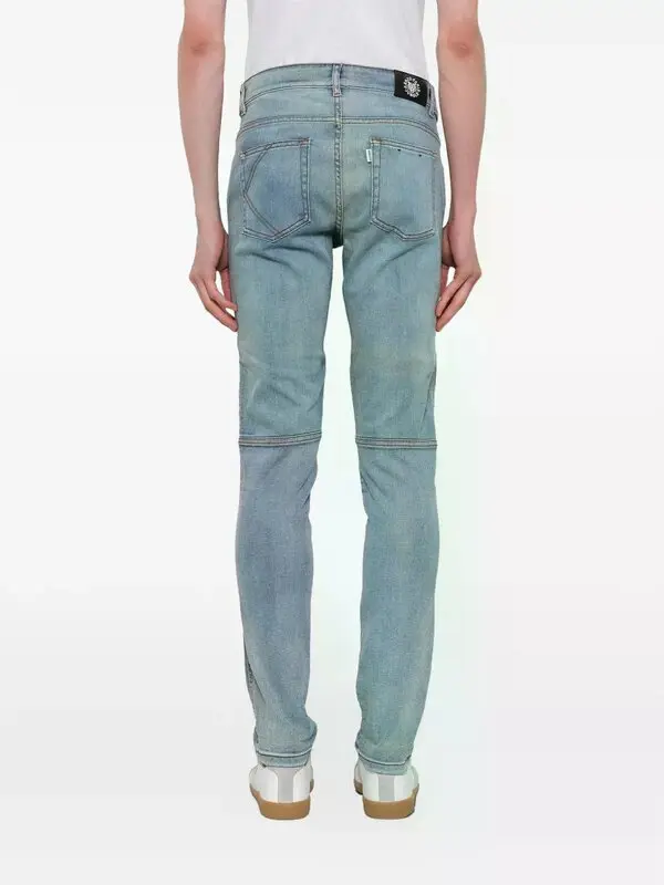Kenzo Ribbed-panel Slim-fit Jeans
