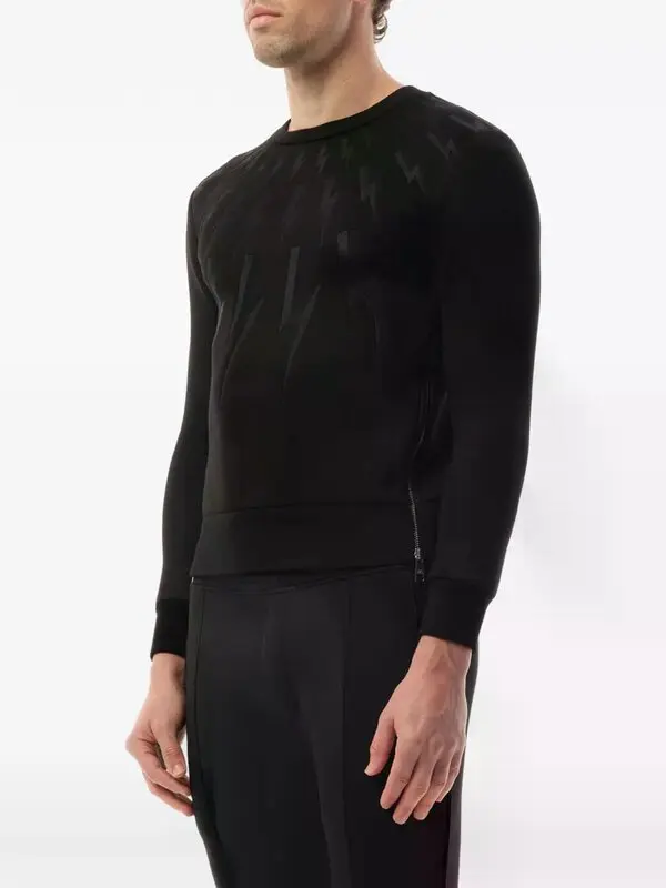 Neil Barrett Thunderbolt Sweatshirt - Black