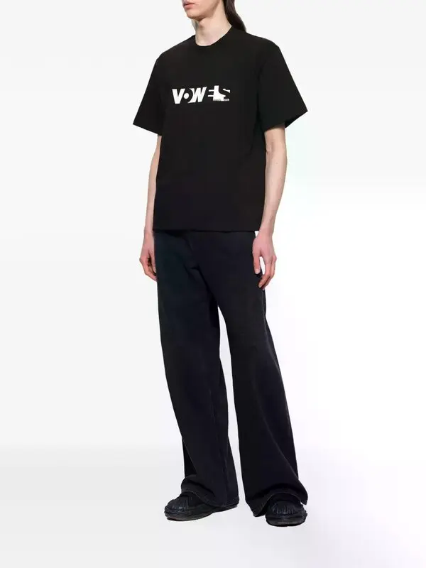 VOWELS Logo-print Cotton T-shirt