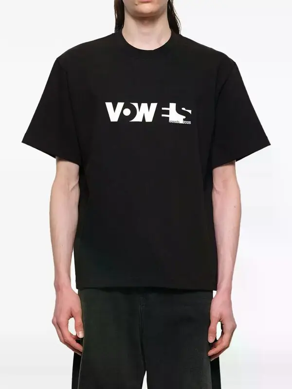 VOWELS Logo-print Cotton T-shirt