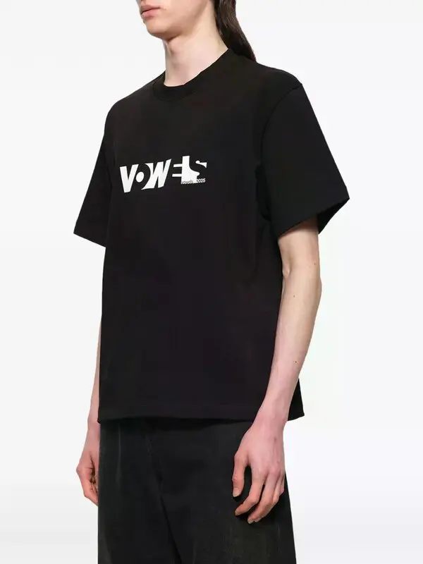 VOWELS Logo-print Cotton T-shirt
