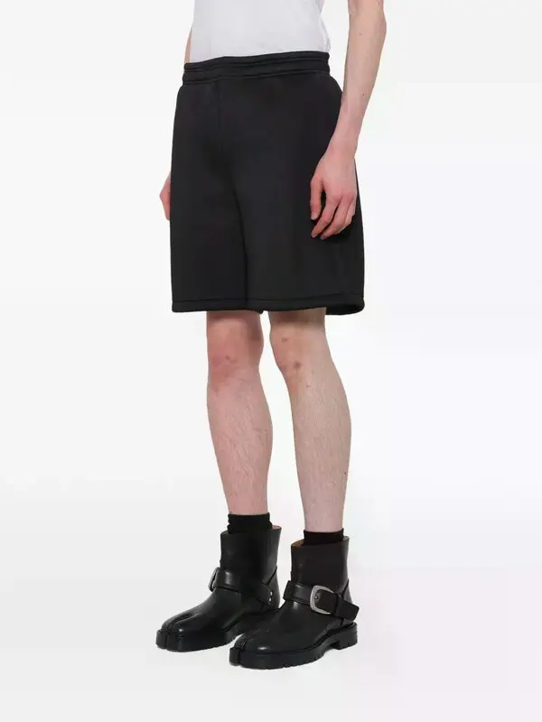 ENTIRE STUDIOS Scuba Texture Wide Leg Shorts