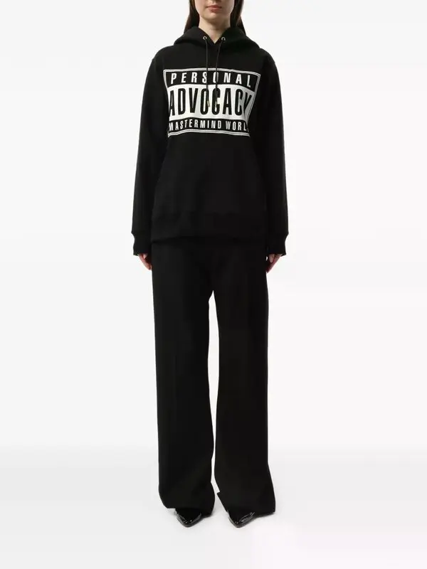 MASTERMIND WORLD Logo Print Drawstring Hoodie