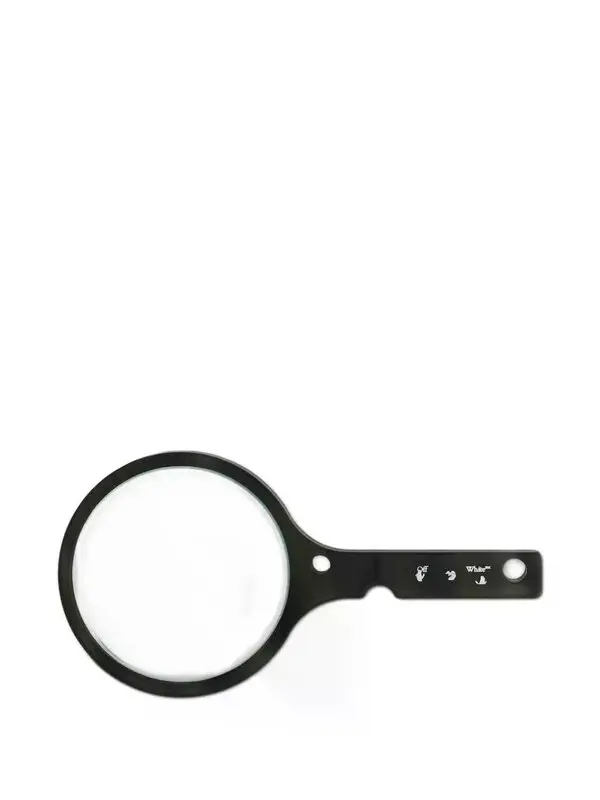 Off-White Meteor Logo-print Hand Mirror - Black