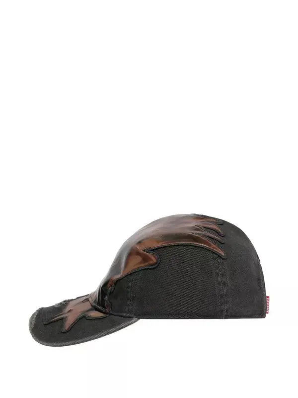 DIESEL® Distressed Flame Motif Cap