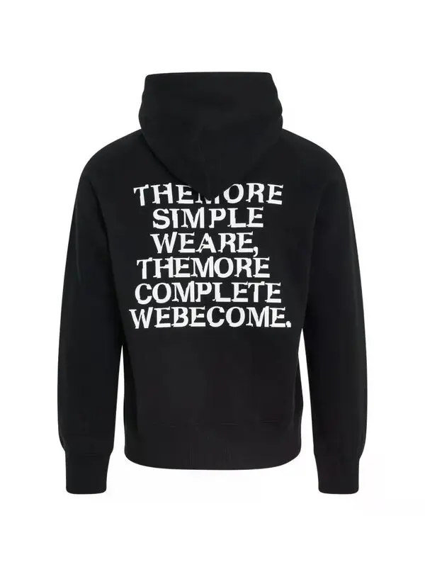 Sacai Text-print Hoodie