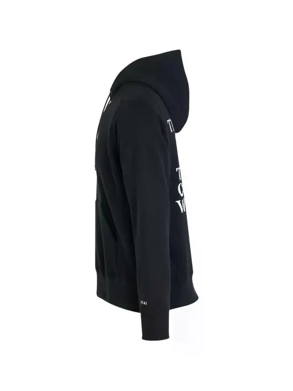 Sacai Text-print Hoodie