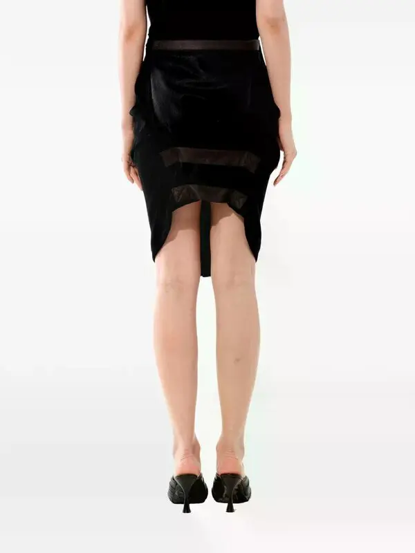 Balenciaga Button-down Pinstripe Skirt