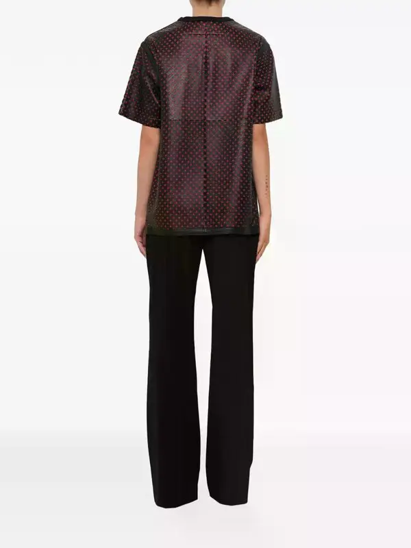 Givenchy Perforated Leather Top