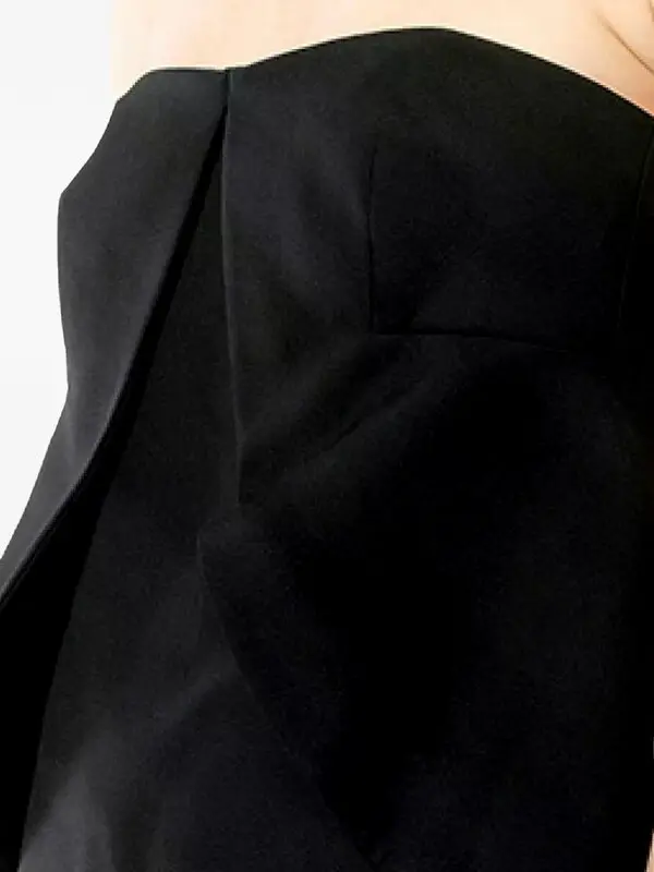 Balenciaga Swan Strapless Ruffled Dress