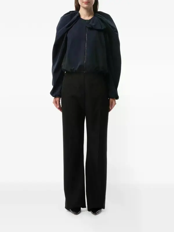 LANVIN Gathered Bow Detail Jacket