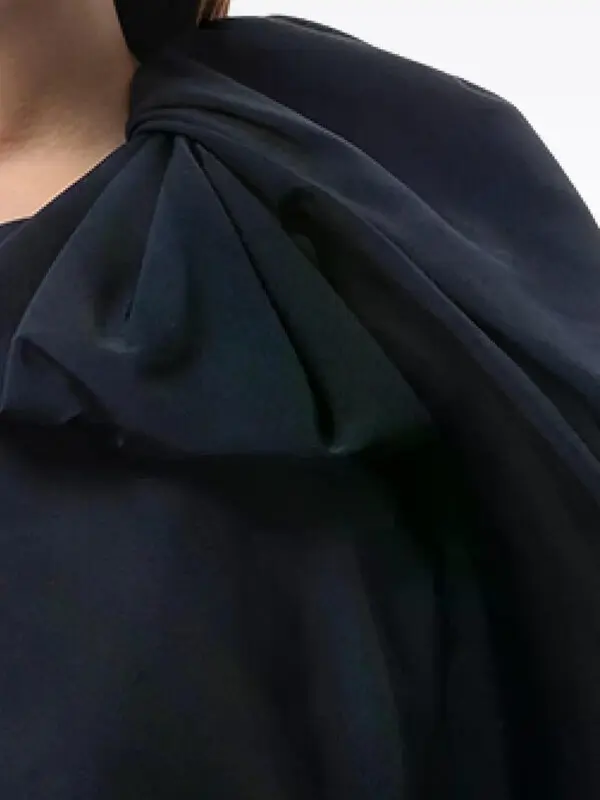 LANVIN Gathered Bow Detail Jacket