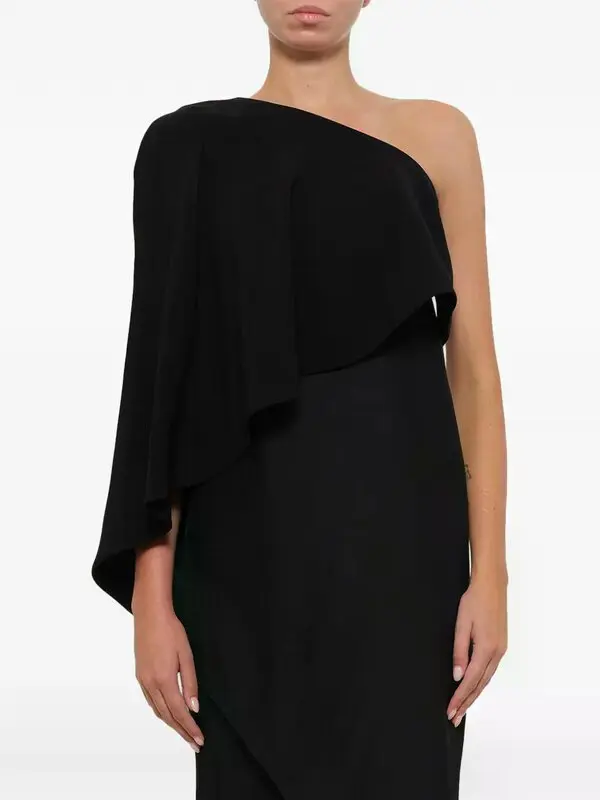 Givenchy One-shoulder Draped Maxi Dress